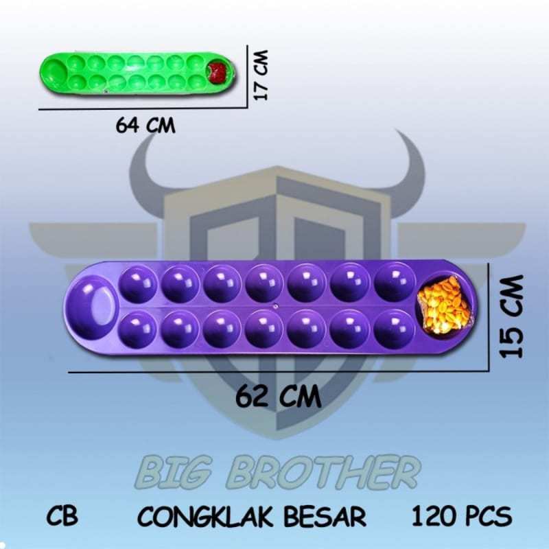 Jual PROMO CB Congklak Dakon Jumbo Besar Mainan Anak Permainan ...