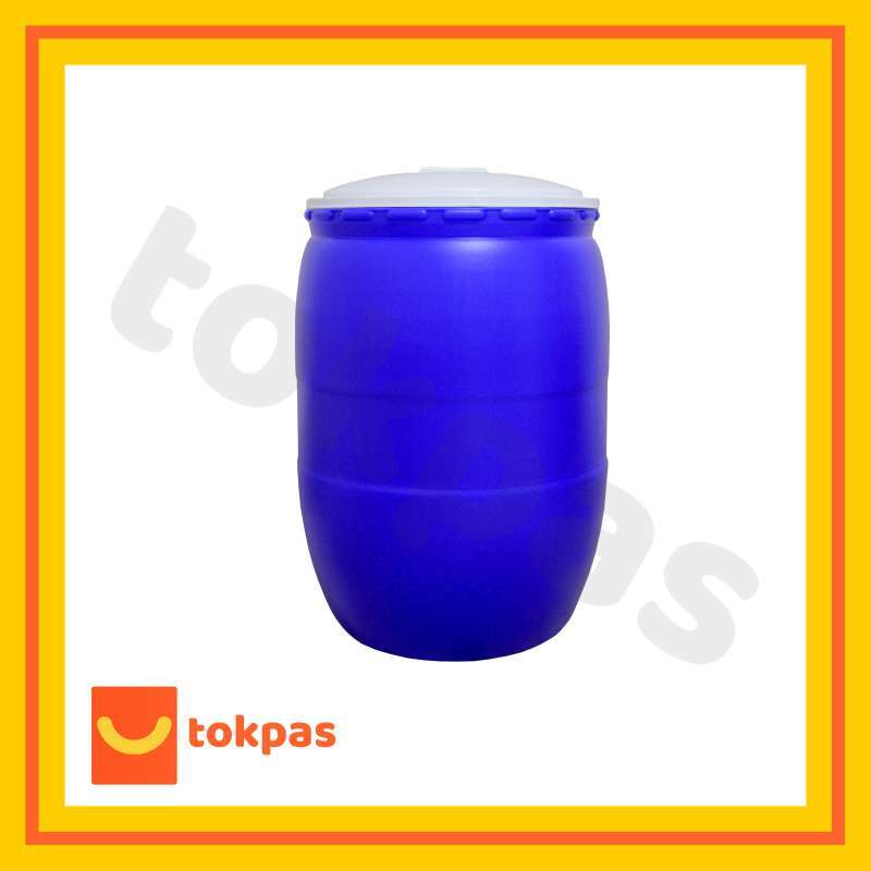 Jual (Gosend/Grab) Tong Air + Tutup 150 Liter / Gentong Besar / Drum ...