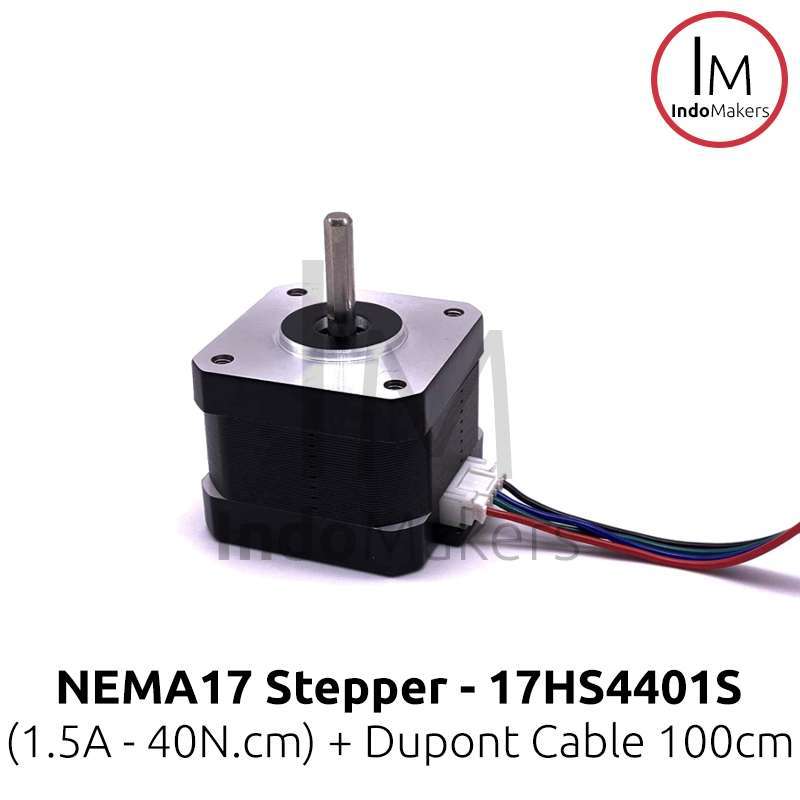 Jual Nema 17 Stepper Motor 17hs4401s 42gybh 1.5a Shaft 5mm Di Seller ...