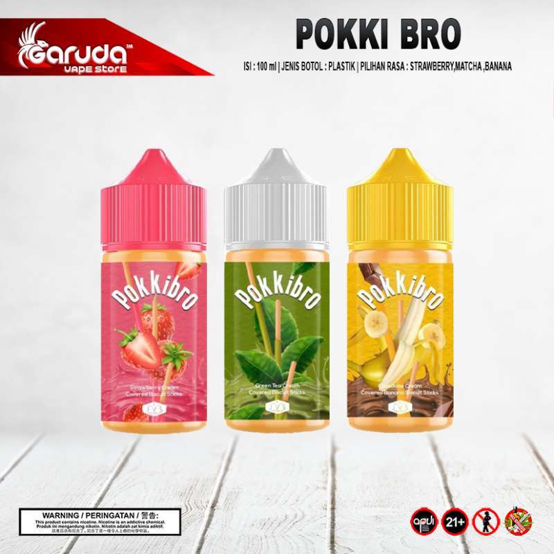 Jual Liquid Pokki Bro Series Hero57 100ml Bercukai di Seller Garuda ...