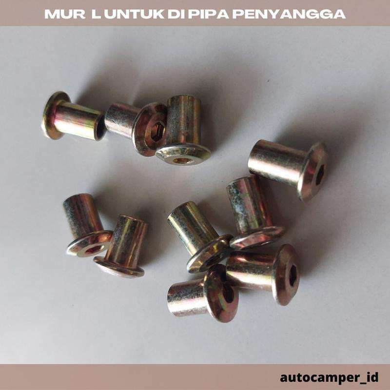 Jual Autocamper_ID Mur L for Frame utama & Pipa Penyangga Tenda Awning ...