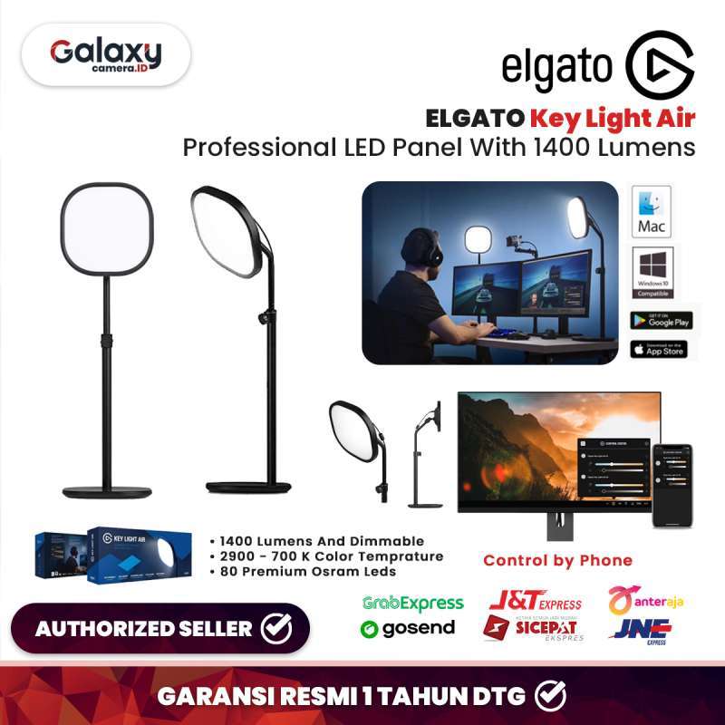 Jual Elgato Key Light Air Professional Led Panel With 1400 Lumens Di ...