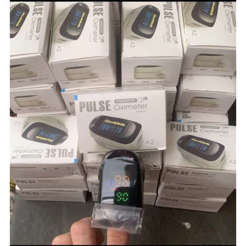 Jual Oximeter pluse fingertip A2 bunyi suara spo2 alat ukur kadar ...