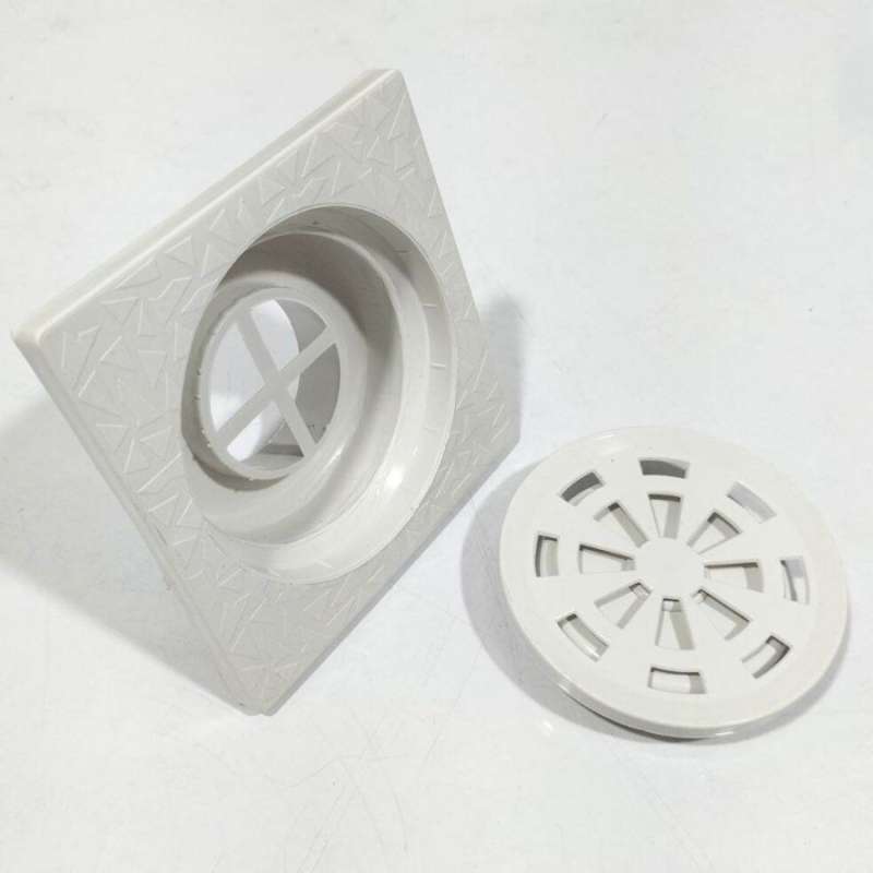 Jual Saringan Lantai Kamar Mandi Pvc Putih / Floor Drain Pvc - C3132 Di ...