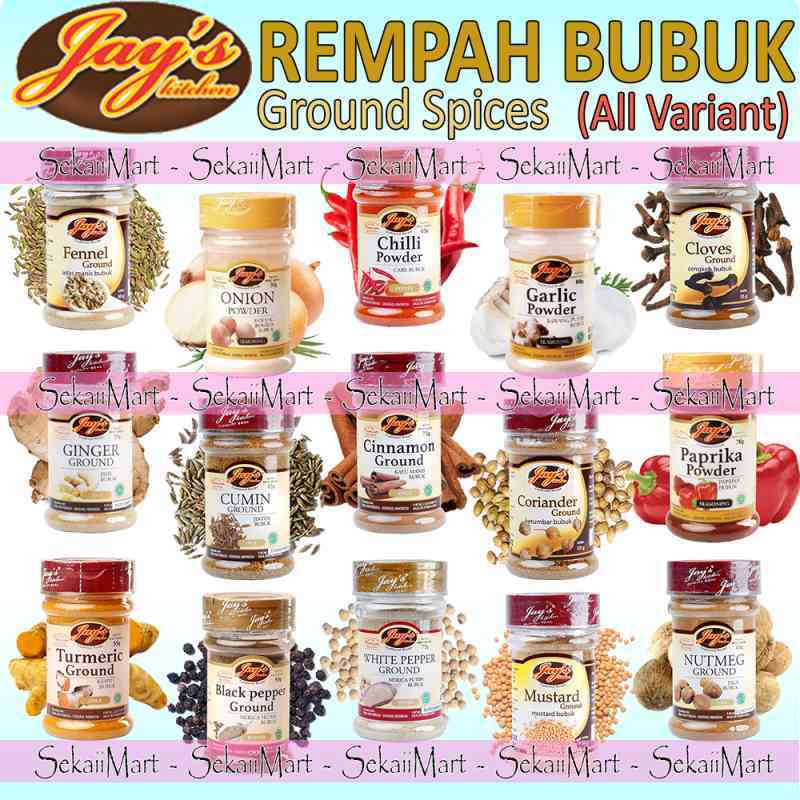 Promo JAY'S Rempah Bubuk Semua Jenis Lengkap - Jays Kitchen Ground ...
