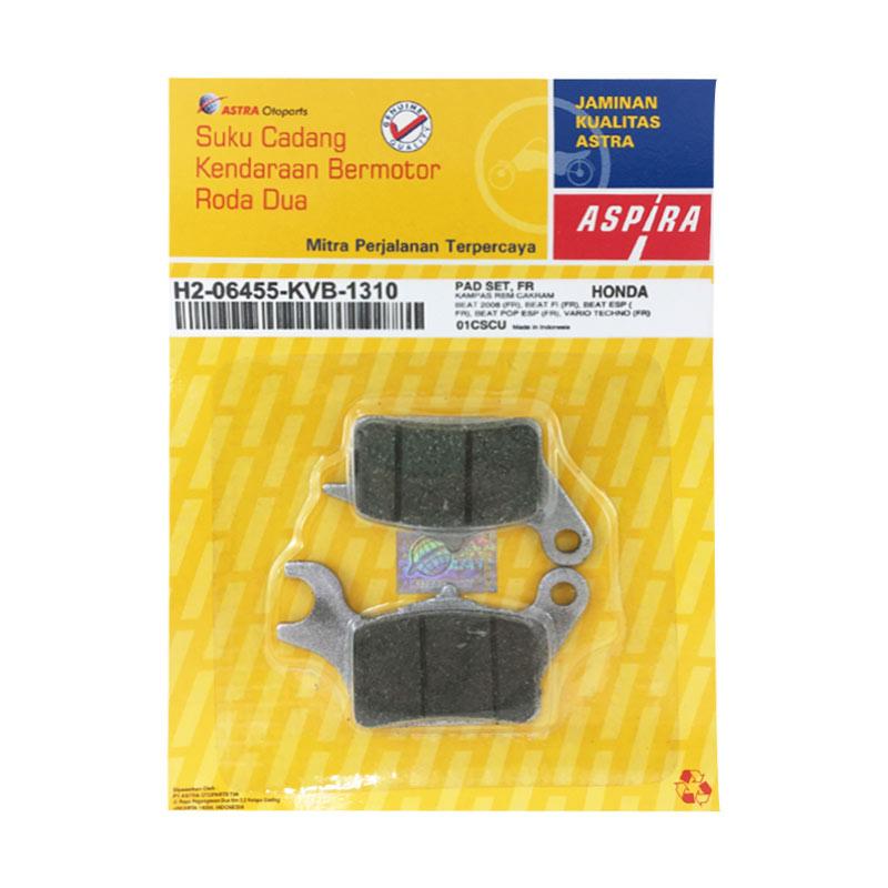 Promo Aspira Disc Pad Kampas Rem Cakram Motor for Honda Beat/ Beat Fi ...