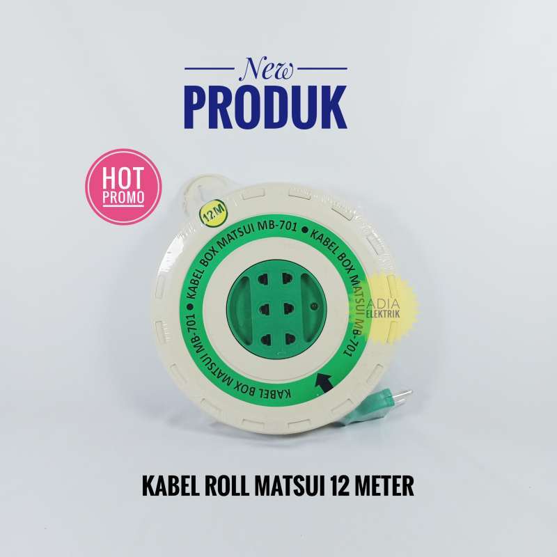 Promo Kabel Roll Listrik Matsui / Stop Kontak Kabel Panjang / Kabel ...