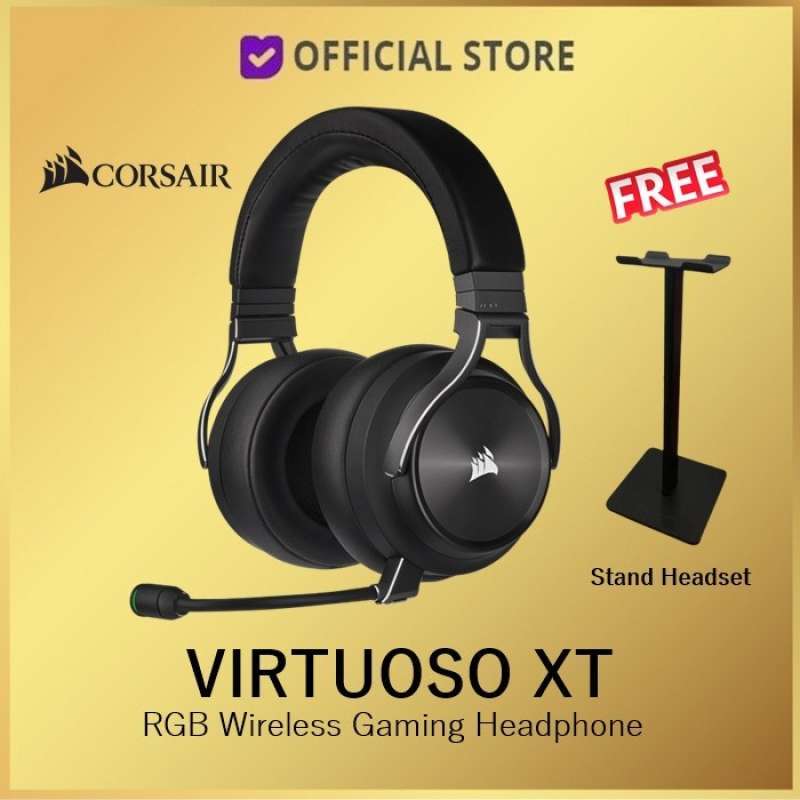 Promo CORSAIR VIRTUOSO XT RGB Wireless High Gaming Headset Headphone ...