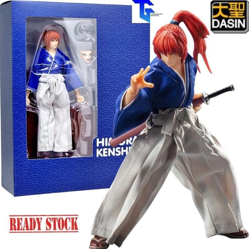 Jual Dasin Model Rurouni Kenshin Anime - Himura Kenshin Blue The ...