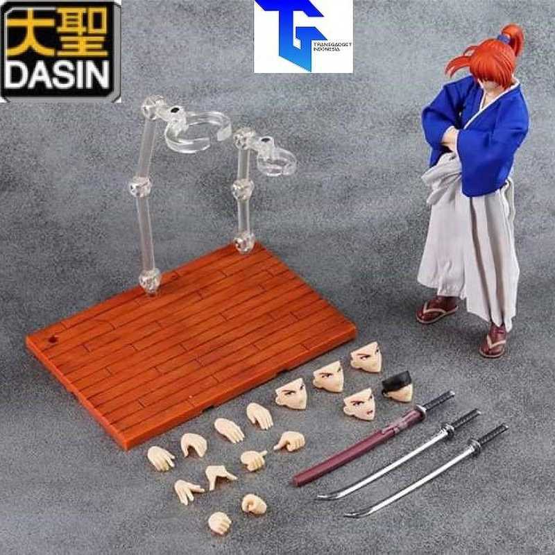 Jual Dasin Model Rurouni Kenshin Anime - Himura Kenshin Blue The ...