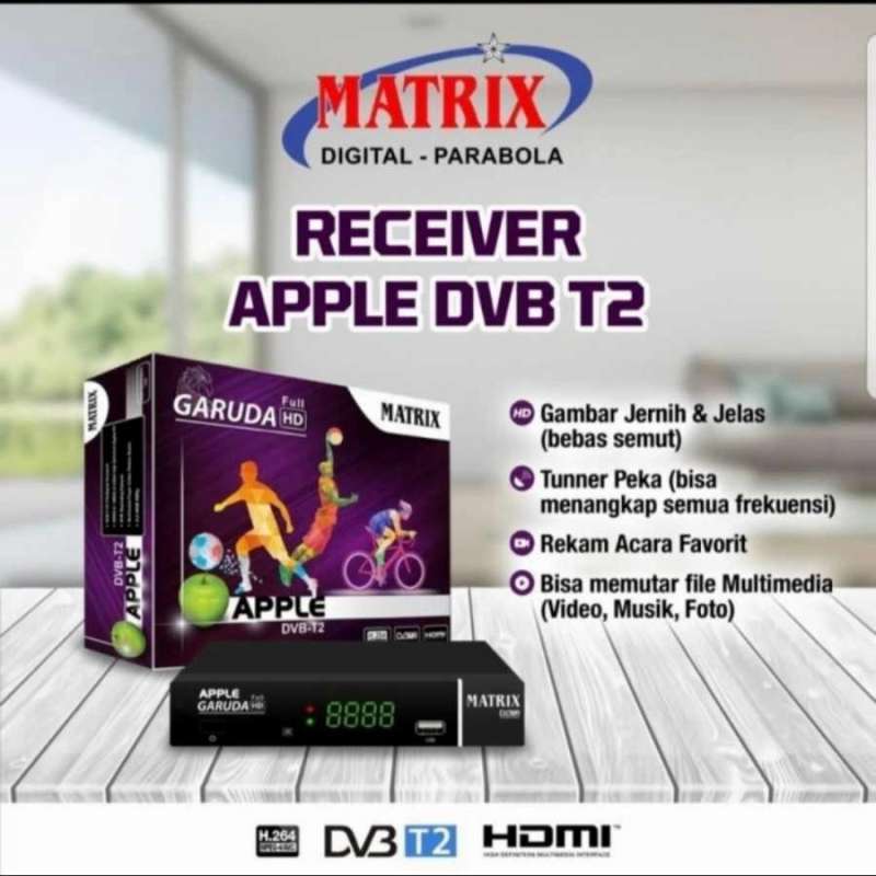 Jual RECEIVER TV SET TOP BOX DIGITAL MATRIX GARUDA DVB-T2 TERMURAH di ...