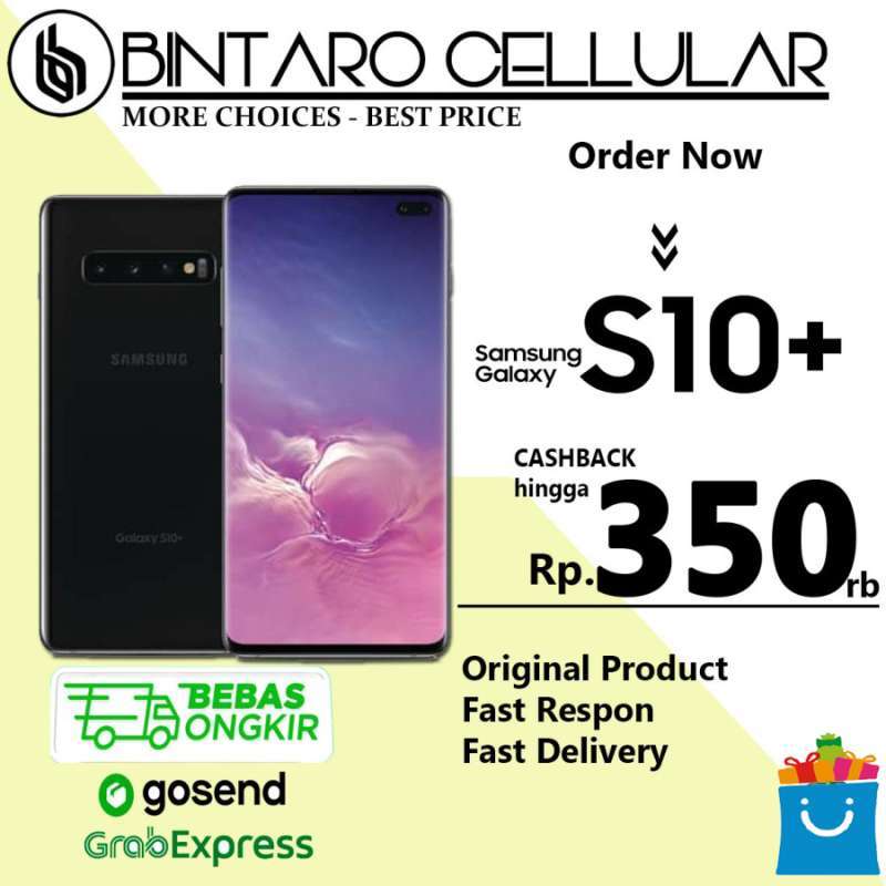 Jual SAMSUNG GALAXY S10+ 8GB/128GB S10 PLUS GARANSI RESMI SEIN di Seller BintaroGadget - Pondok ...
