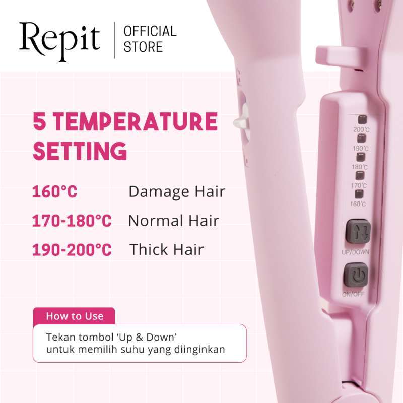 Promo Repit Catokan Sisir / Magic Brush Iron 2in1 Titan 30mm Diskon 30% ...
