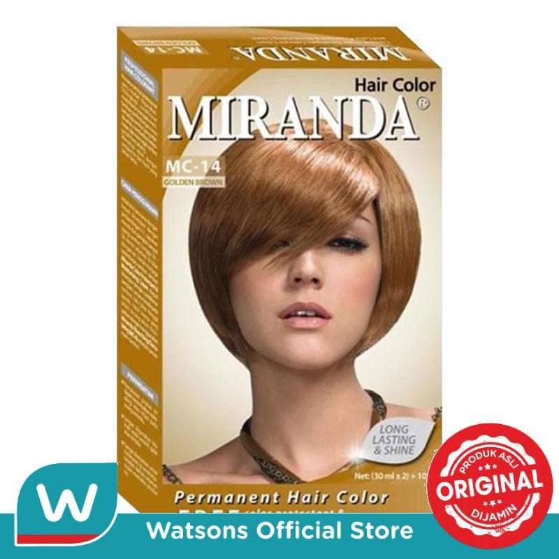 Jual Miranda Hair Color Golden Brown 30ml di Seller WATSONS Official ...