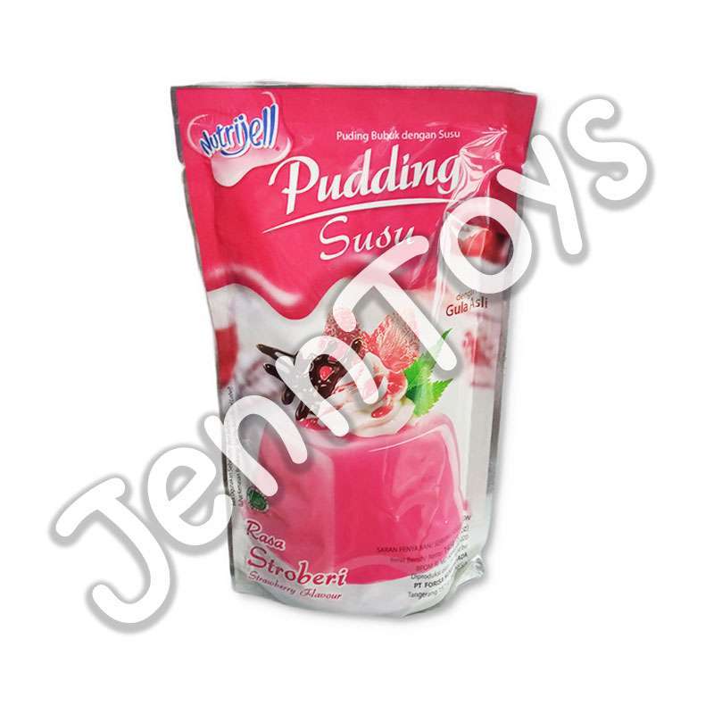 Promo JennToys - PS STROBERI - Snack anak Jelly Agar Nutrijell pudding ...