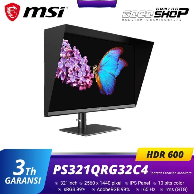 Jual MSI CREATOR PS321QR MONITOR 32 WQHD 1440p, 165Hz, IPS di Seller GOOD GAMING SHOP - Kota ...
