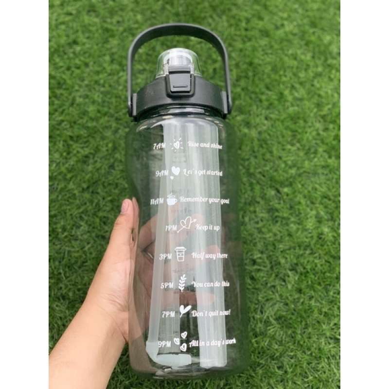 Jual BOTOL MOTIVASI TRANSPARANT READY BUKAN PO! -Madinah88 - Hitam di ...
