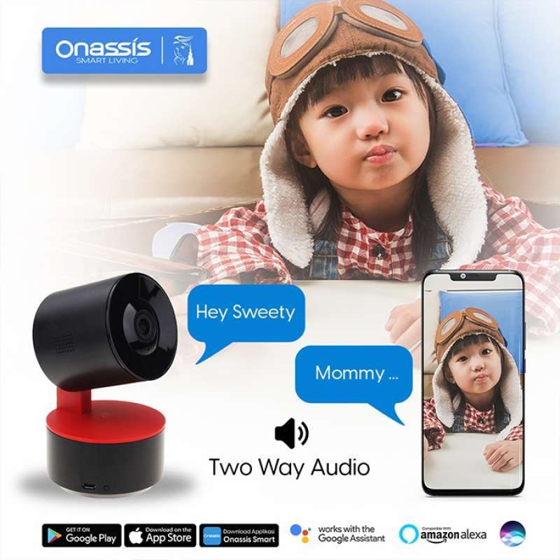 Promo Onassis Smart Indoor Camera 359 Ip Camera Cctv For Smart Home Pan ...