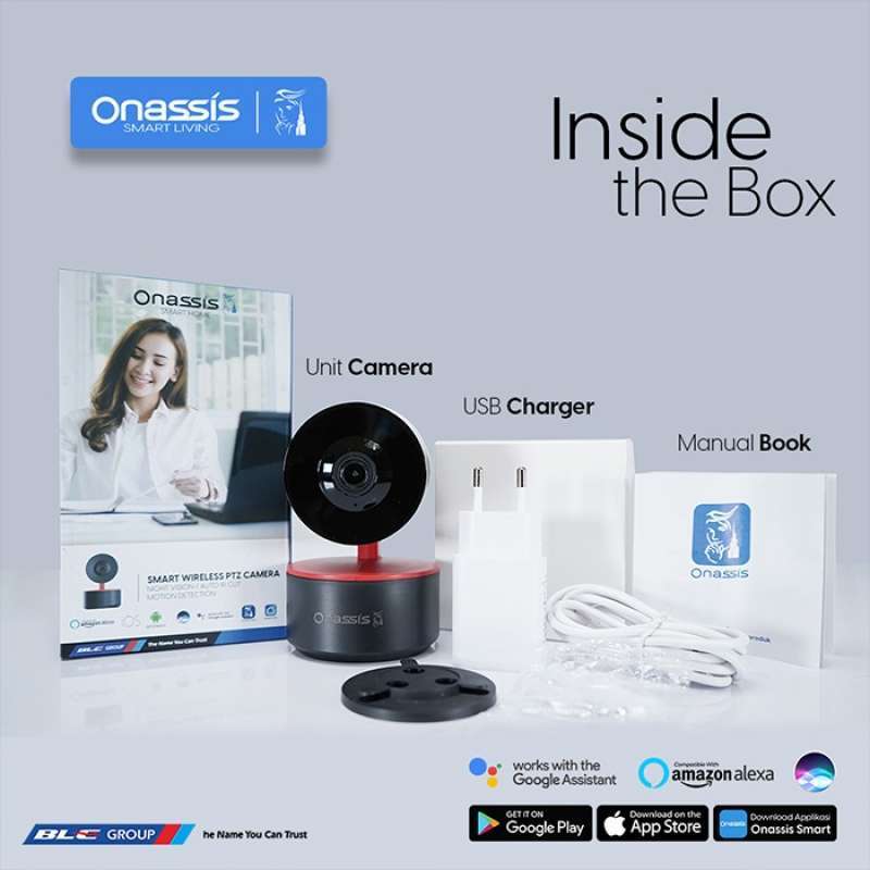 Promo Onassis Smart Indoor Camera 359 Ip Camera Cctv For Smart Home Pan ...