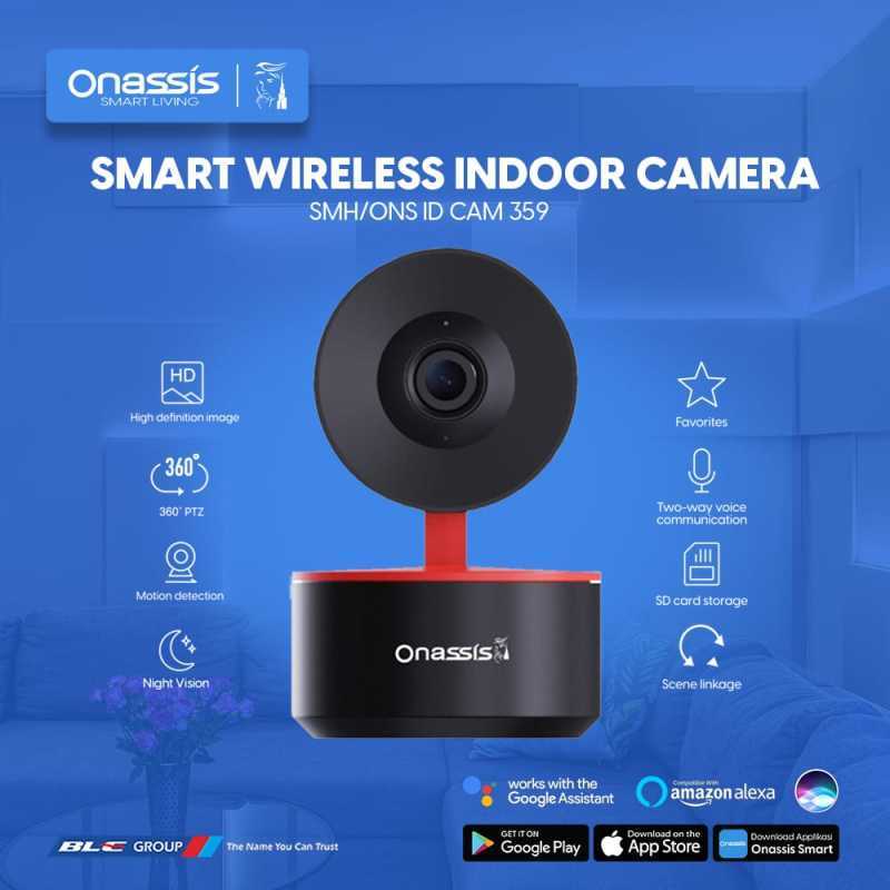 Promo Onassis Smart Indoor Camera 359 Ip Camera Cctv For Smart Home Pan ...