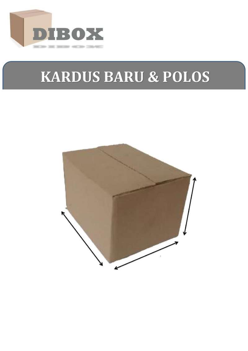 Jual Kardus / Box Karton Polos Uk 40 X 40 X 30 Cm Single Wall Di Seller ...