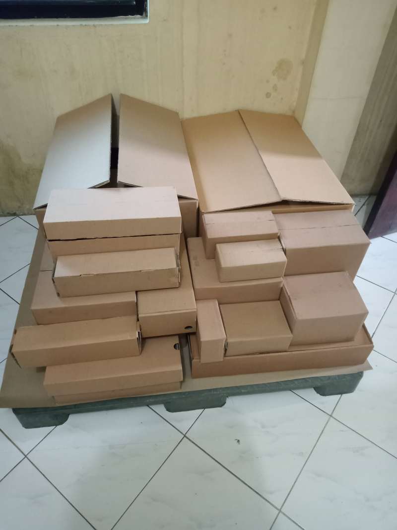 Jual Kardus / Box Karton Polos Uk 40 X 40 X 30 Cm Single Wall Di Seller ...