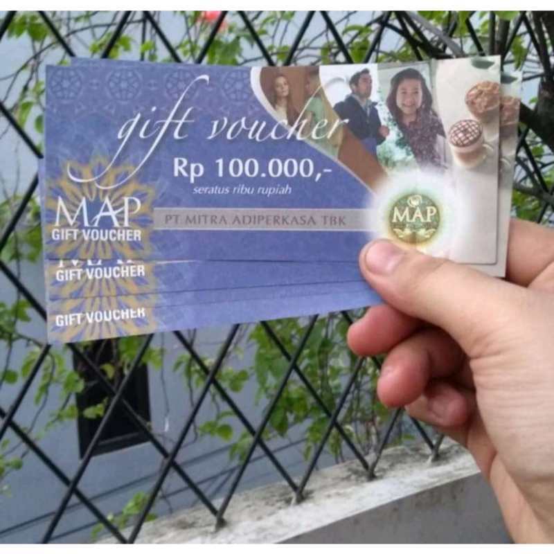 Promo Gift Voucher MAP (Mitra Adi Perkasa) 100ribu Diskon 3% di Seller ...