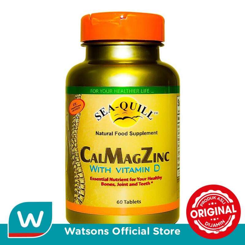 Jual Sea Quill Calmagzinc + Vitamin D 60's Di Seller Watsons Official ...