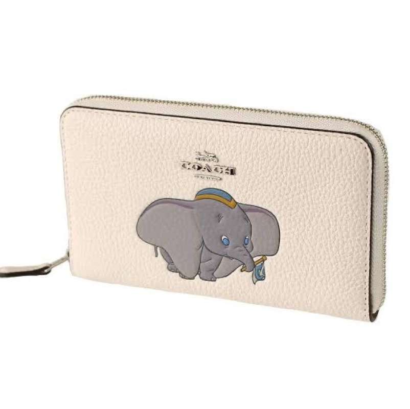 Jual Original Disney X Coach Medium Zip Around Wallet With Dumbo di ...