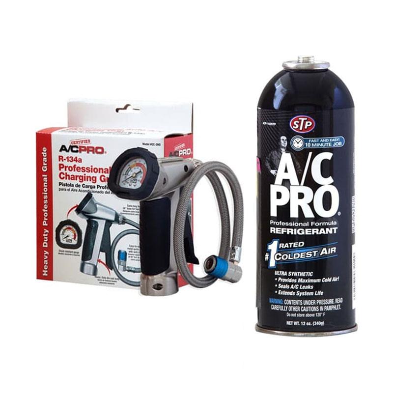 Jual STP A/C Pro R-134A Refrigerant Freon [340 g/ Kemasan Refill Pack ...