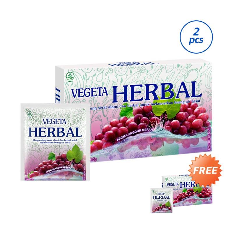 Jual Vegeta Herbal Suplemen [6'S/ Kemasan Dus/ Buy 2 Get 1 Free] di ...