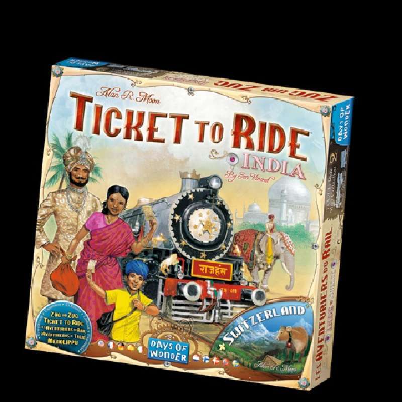 Jual Ticket To Ride : India Switzerland Map Collection Volume 2 Board ...