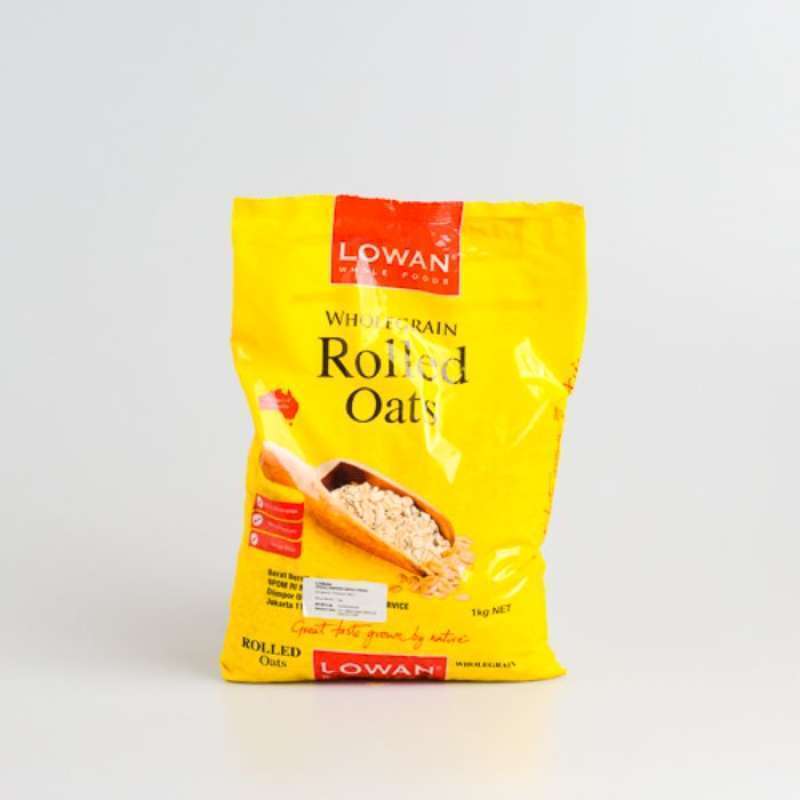 Jual Lowan whole grain rolled oats 1kg pak di Seller Ranch Market ...