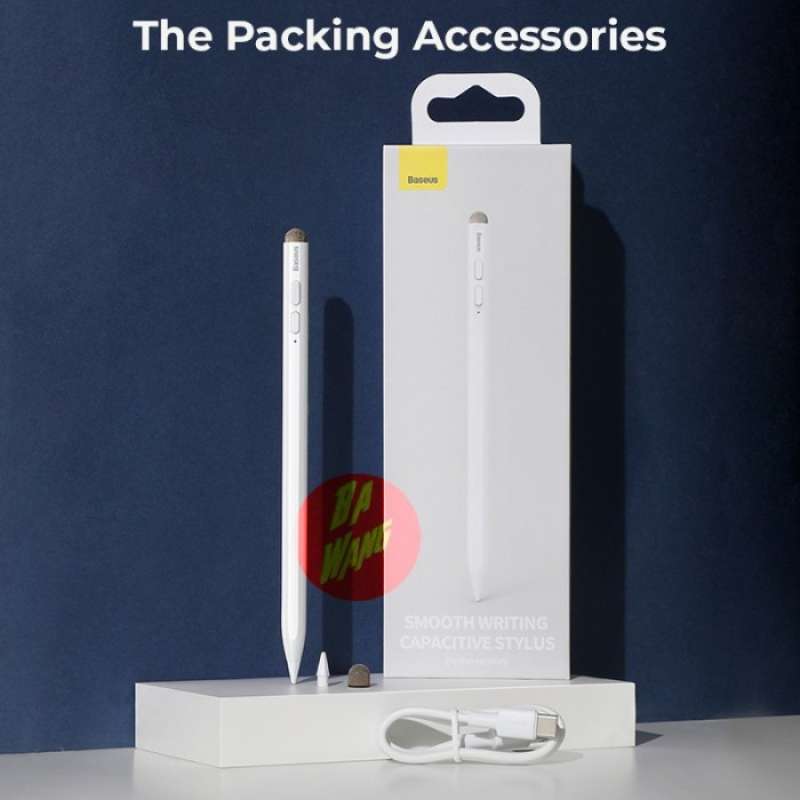 Jual BASEUS Smooth Active Passive Stylus Pen IPAD Apple Palm Rejection ...