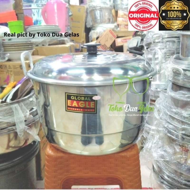 Jual Panci Langseng Kukus 45cm Dandang/kukusan/steamer Merk Global ...