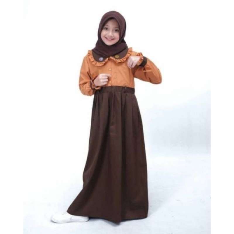 Jual Shafiya Kids | Gamis Sekolah Sd Muslimah Merah Putih dan Pramuka ...