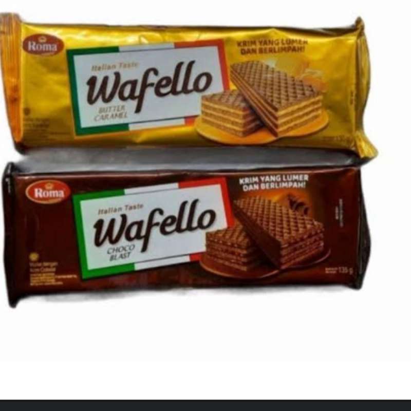 Jual Roma Wafello Wafer Butter Caramel 130 G di Seller RASNF SHOP ...