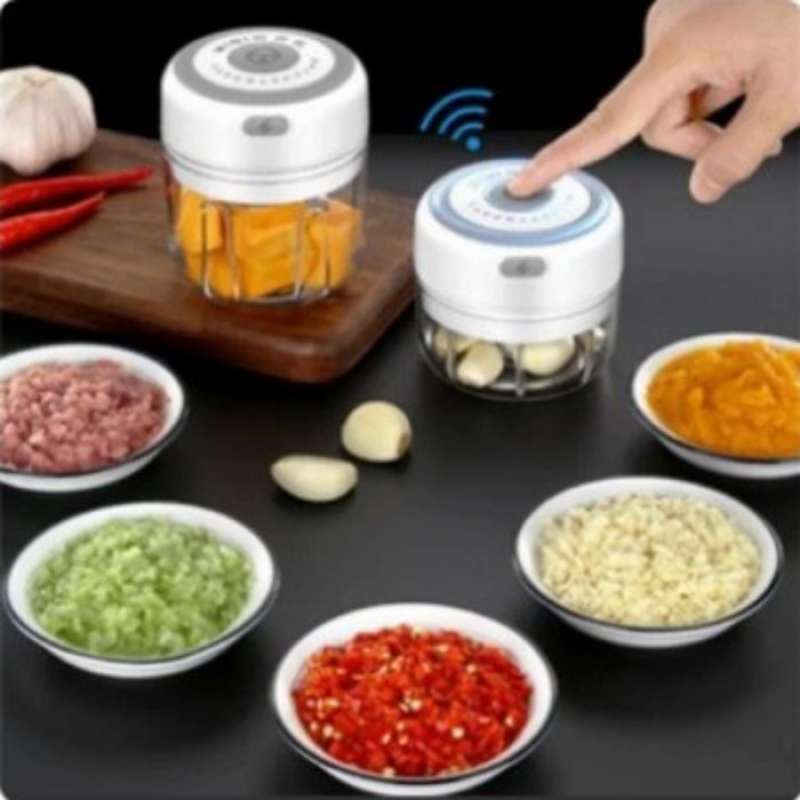 Jual RECOMMENDED MINI CHOPPER BLENDER USB/ BLENDER MINI BUMBU - WHITE ...