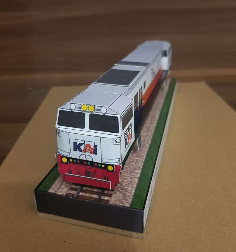 Jual Miniatur papercraft kereta api indonesia di Seller PCR24 ...