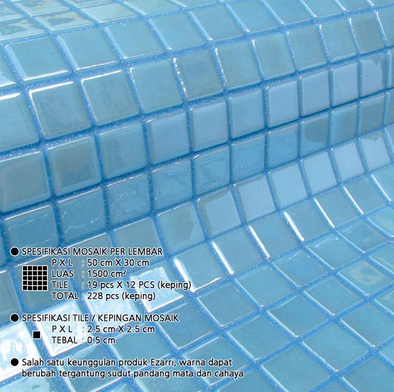 Jual Keramik Mozaik Kolam Renang Original Murah - Harga Diskon Mei 2024 ...