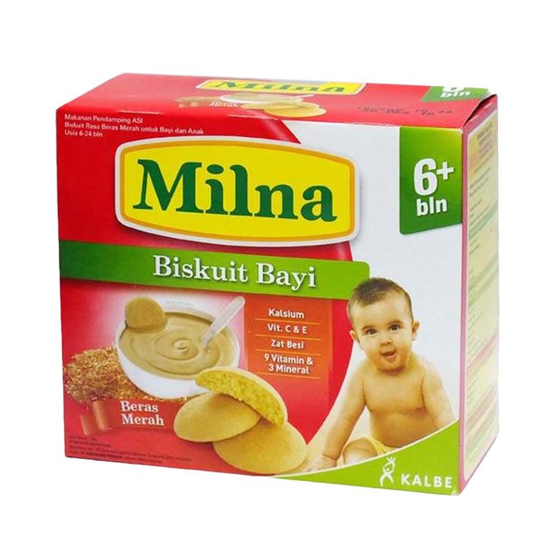 Jual Milna Beras Merah Aa+dha Biskuit Bayi [130 G] Di Seller Solution ...