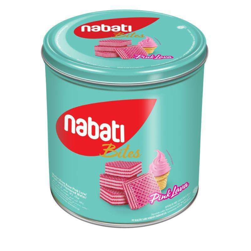 Jual Nabati pink lava wafer kaleng 300 gram di Seller Jinjing shop13th ...