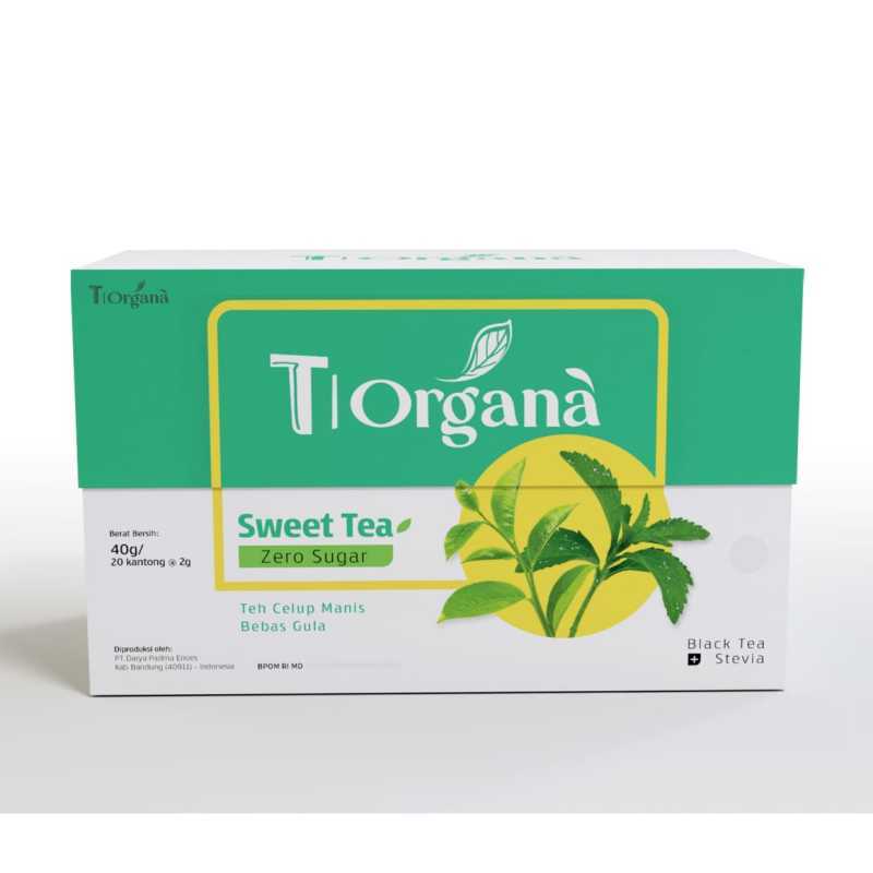 Jual Teh Stevia Untuk Diet & Diabetes - T|organa Isi 20 Tbag Di Seller ...