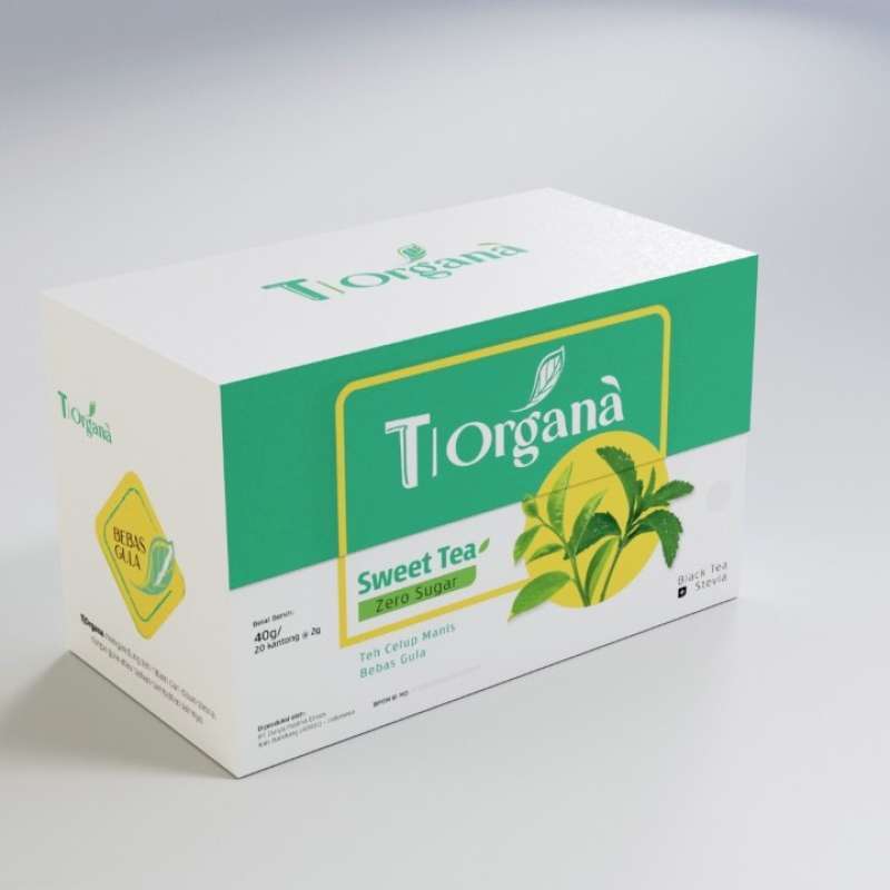 Jual Teh Stevia Untuk Diet & Diabetes - T|organa Isi 20 Tbag Di Seller ...