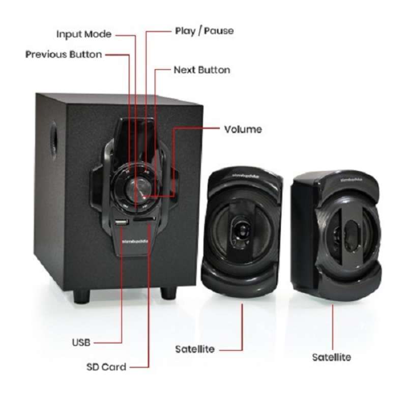 Promo Speaker Simbadda Cst 2100n+ Bluetooth Speaker Diskon 19% Di ...