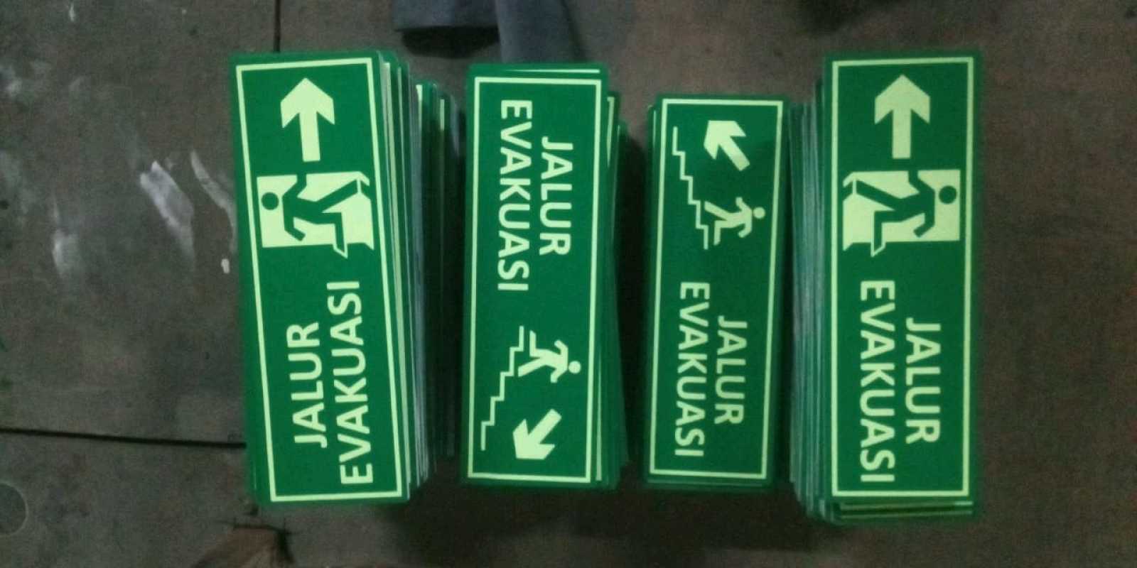 Jual Signage Jalur Evakuasi / evacuation Route / Assembly Point / Rambu ...