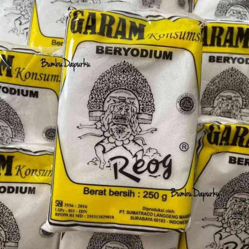 Jual (1 Bungkus ) Garam Dapur Konsumsi Beryodium Reog 250gr Di Seller ...