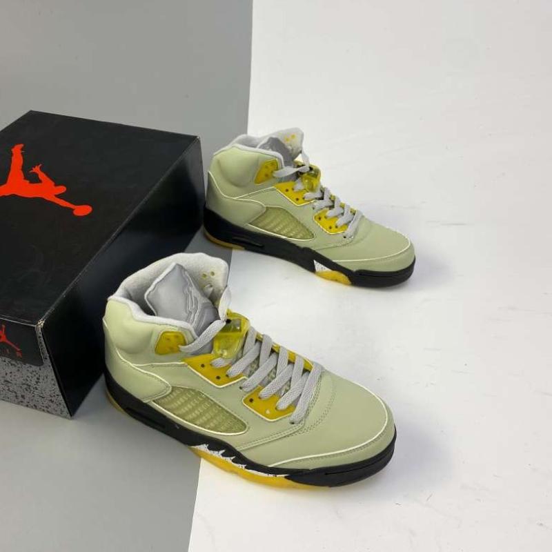 Jual NIKE AIR Jordan 5 jade horizon high top light Matcha green aj5 ...