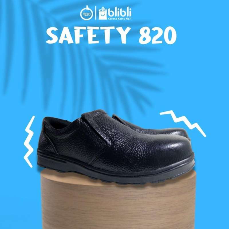 Promo SEPATU SAFETY 820 KULIT ASLI TNI SECURITY SATPAM DINAS Diskon 41% ...