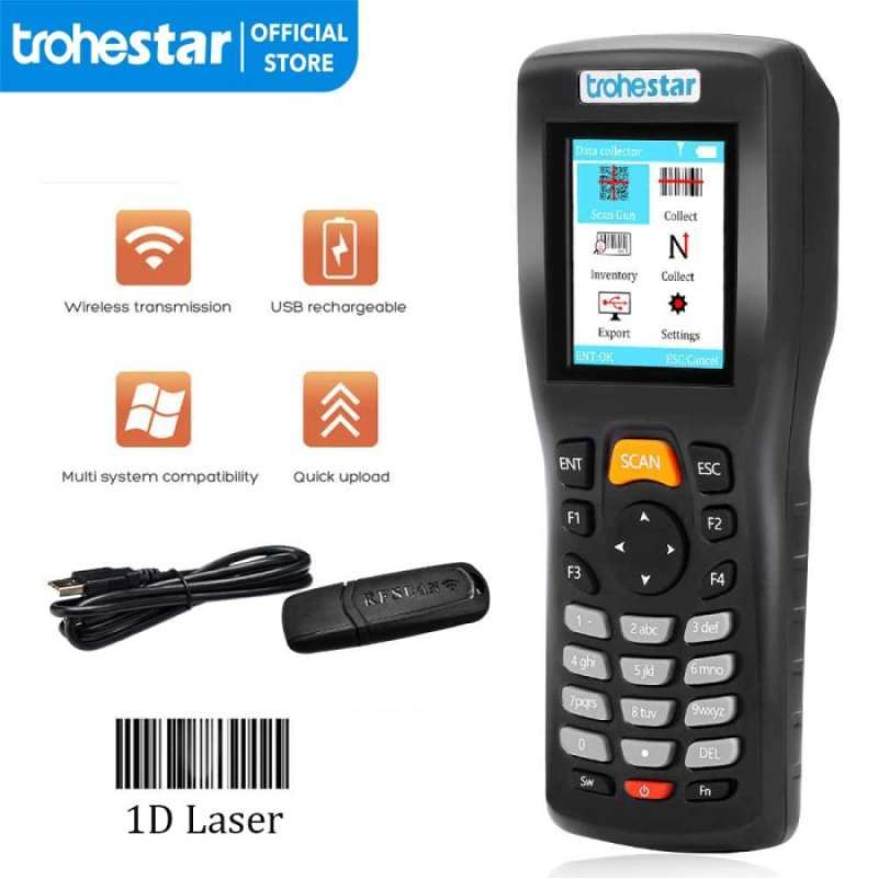 Jual RECOMMENDED TROHESTAR WIRELESS BARCODE SCANNER AND COLLECTOR ...
